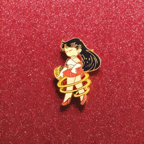 Other | Sailor Moon Enamel Pin Sailor Mars 15 Anime Retro Manga Kawaii ...